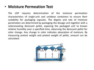 In process & finished products quality control test of capsule | PPTX