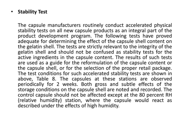 In process & finished products quality control test of capsule | PPTX