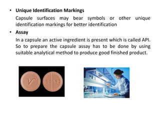 In process & finished products quality control test of capsule | PPTX