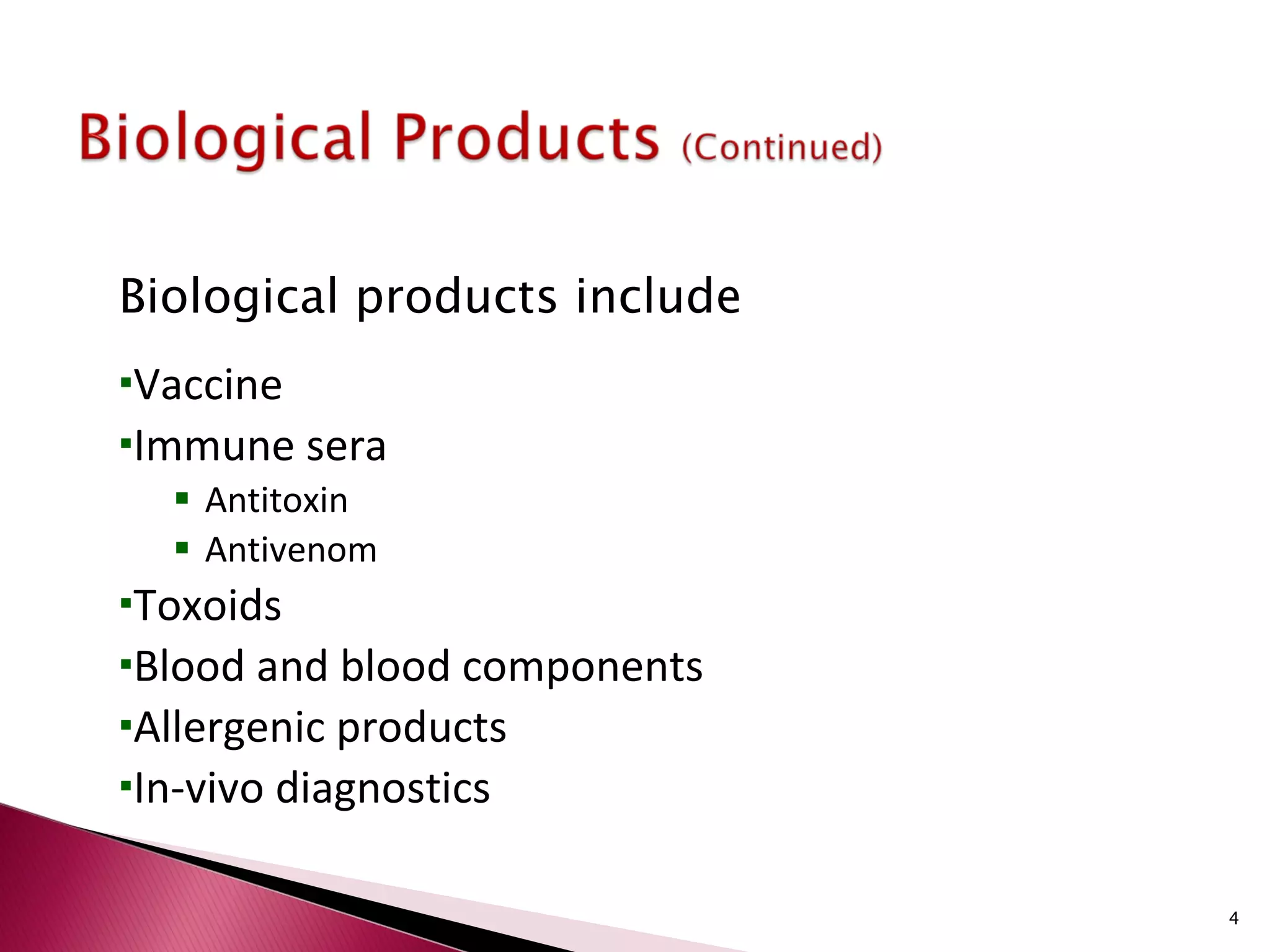 Inprocess quality control tests for biological products | PPT