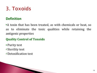Inprocess quality control tests for biological products | PPT