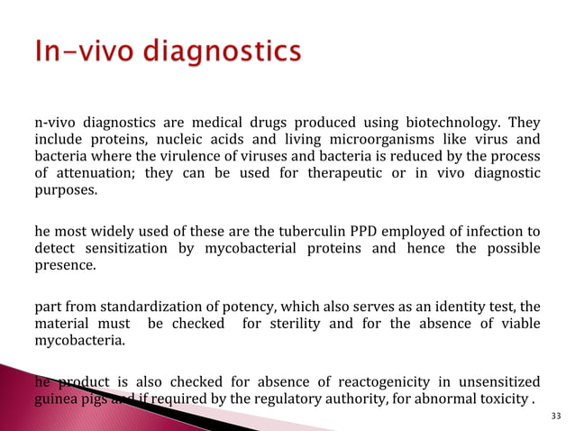 Inprocess quality control tests for biological products | PPT