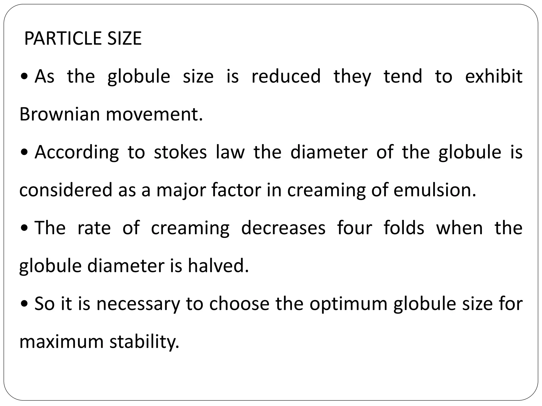 Inprocess quality control of emulsions | PPTX