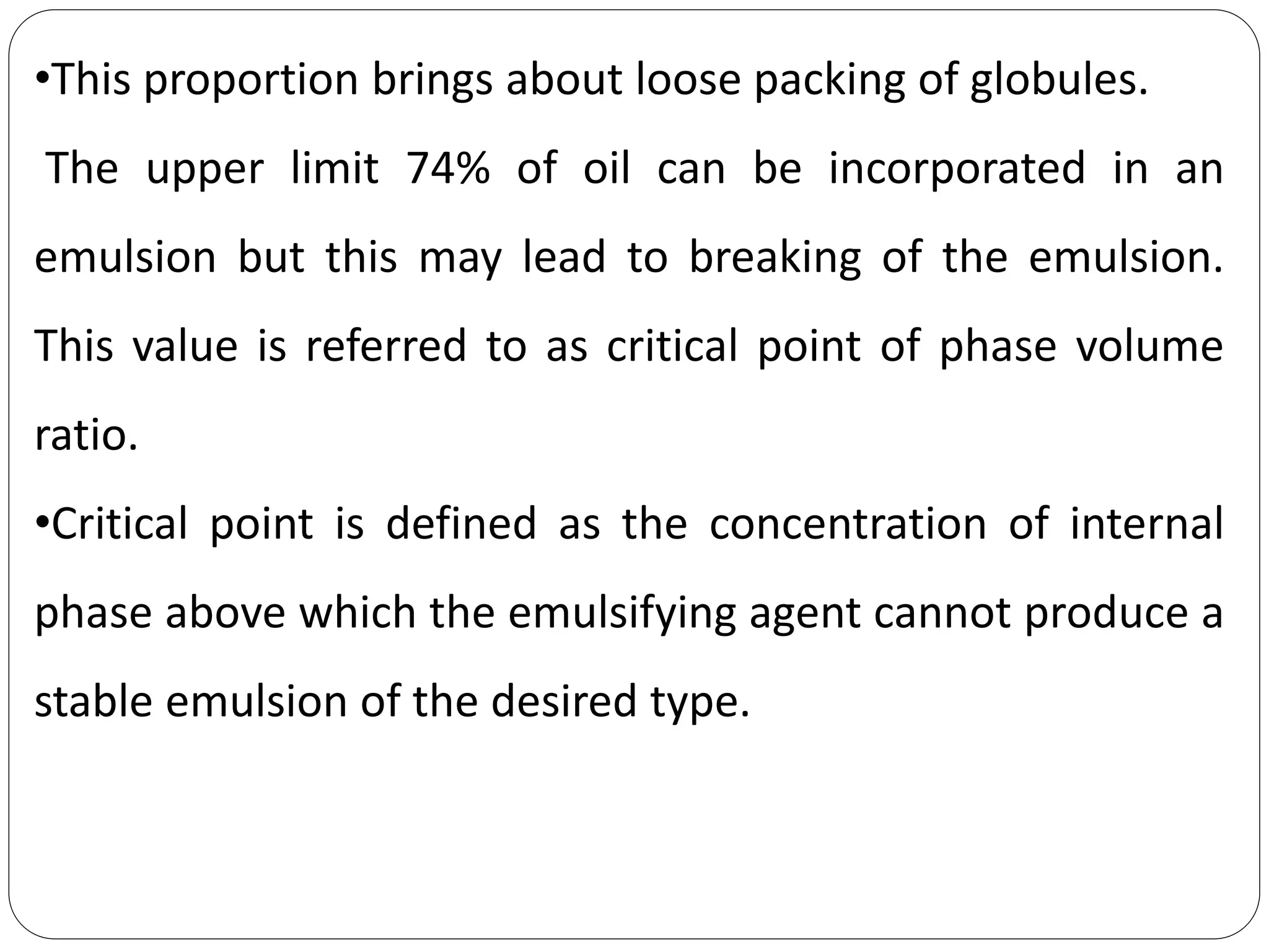 Inprocess quality control of emulsions | PPTX