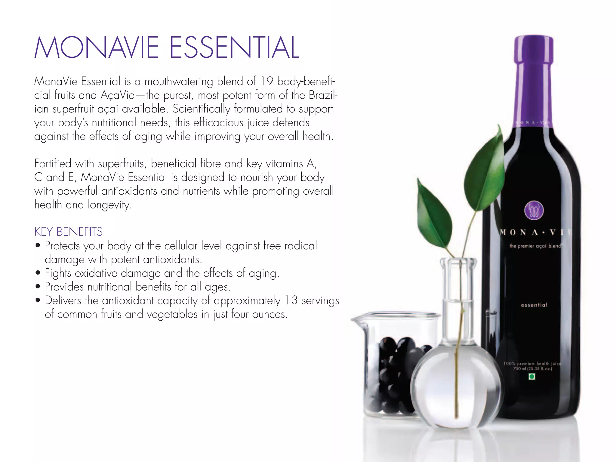 Monavie India product brochure | PDF