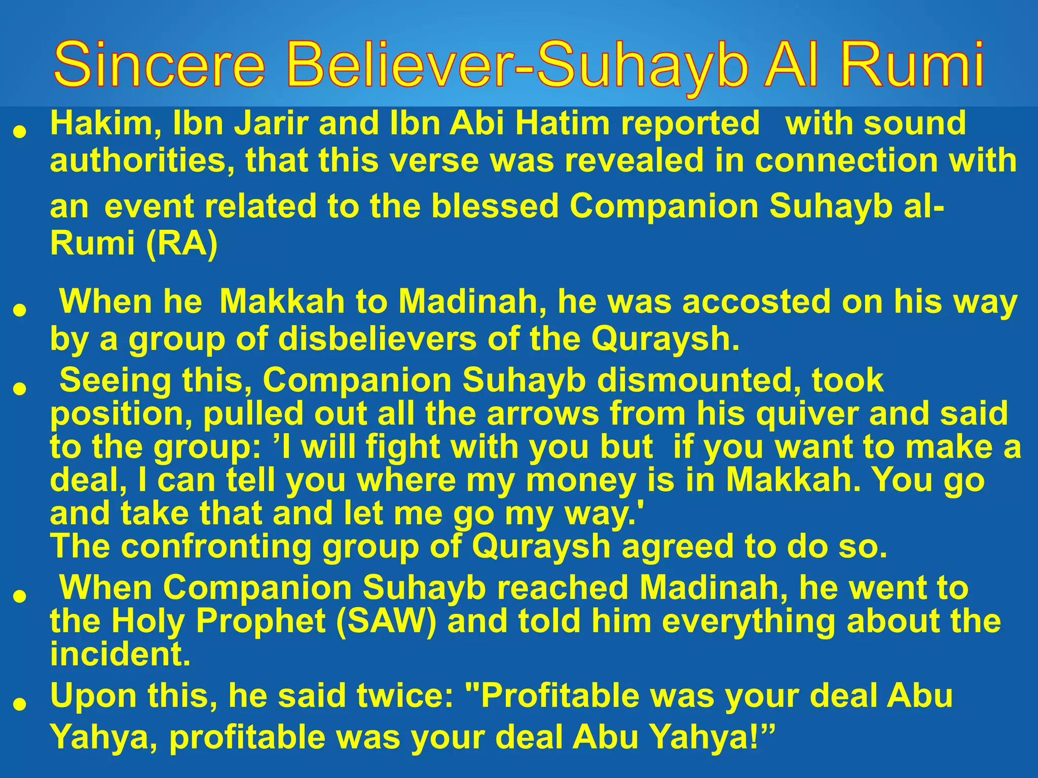 In pursuit of the pleasure of allah | PPTX