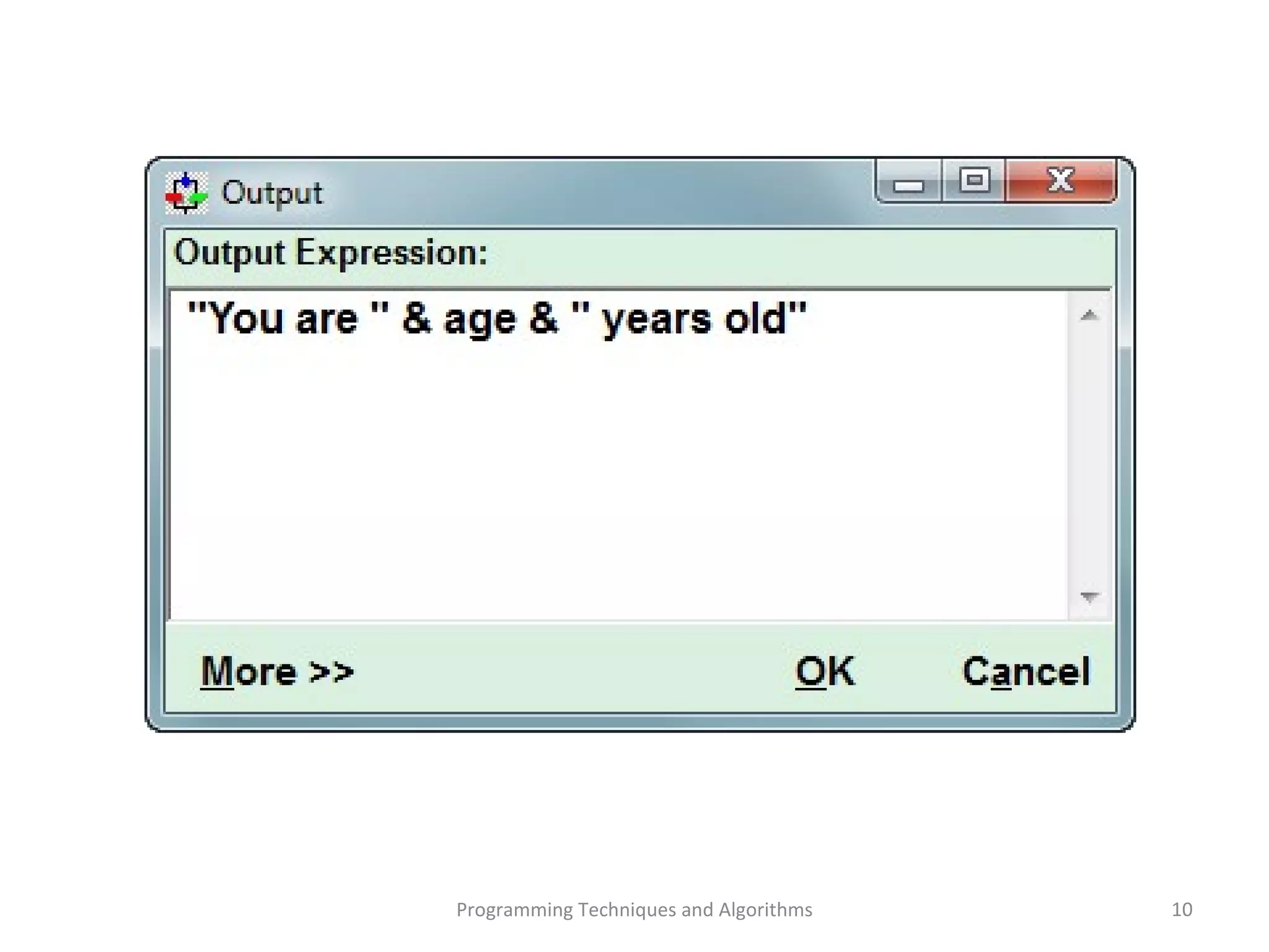 Visual Logic - Input | PPT