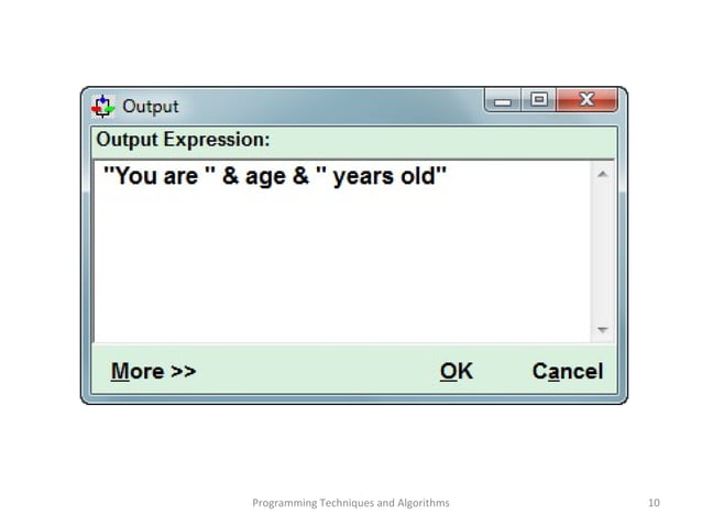 Visual Logic - Input | PPT