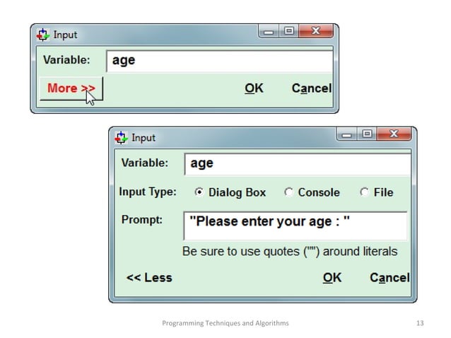 Visual Logic - Input | PPT