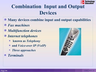 Input and outputs devices | PPT