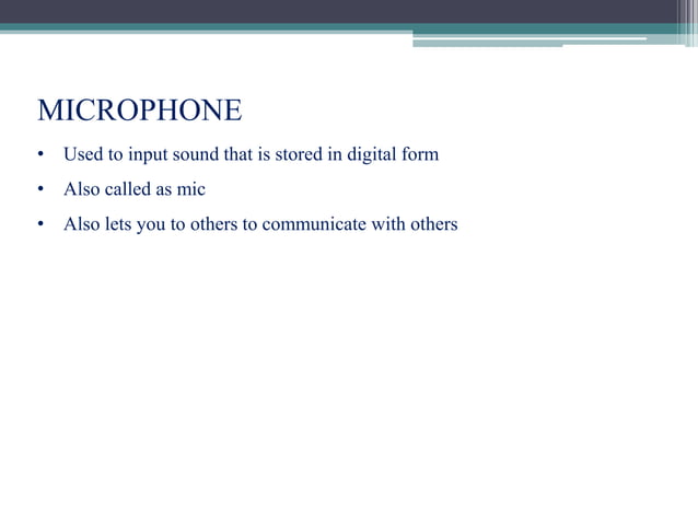 INPUT,OUTPUT AND STORAGE DEVICES | PPTX | Data Storage and Warehousing ...