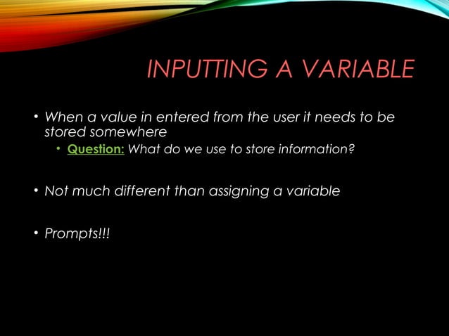 Input | PPT