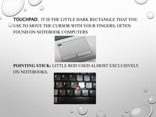 Input devices of a computer | PPT