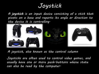 Input devices | PPTX