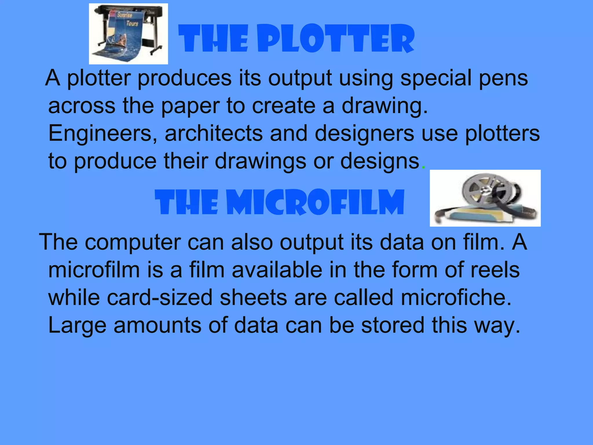 Input a-nd-output-devices2883 | PPT | Computer Peripherals | Computing