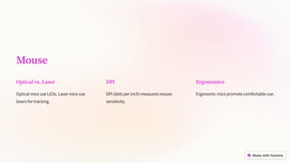 Input and Output Devices and their details.pdf | Free Download