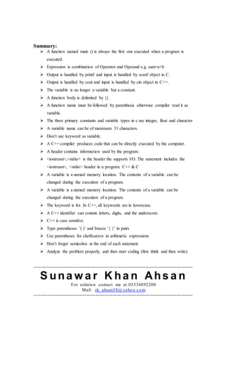 Input output | DOCX | Programming Languages | Computing