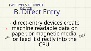 input and output devices in computer tec | PPTX