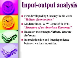 Input output analysis 2 | PPT | Business | Business and Finance