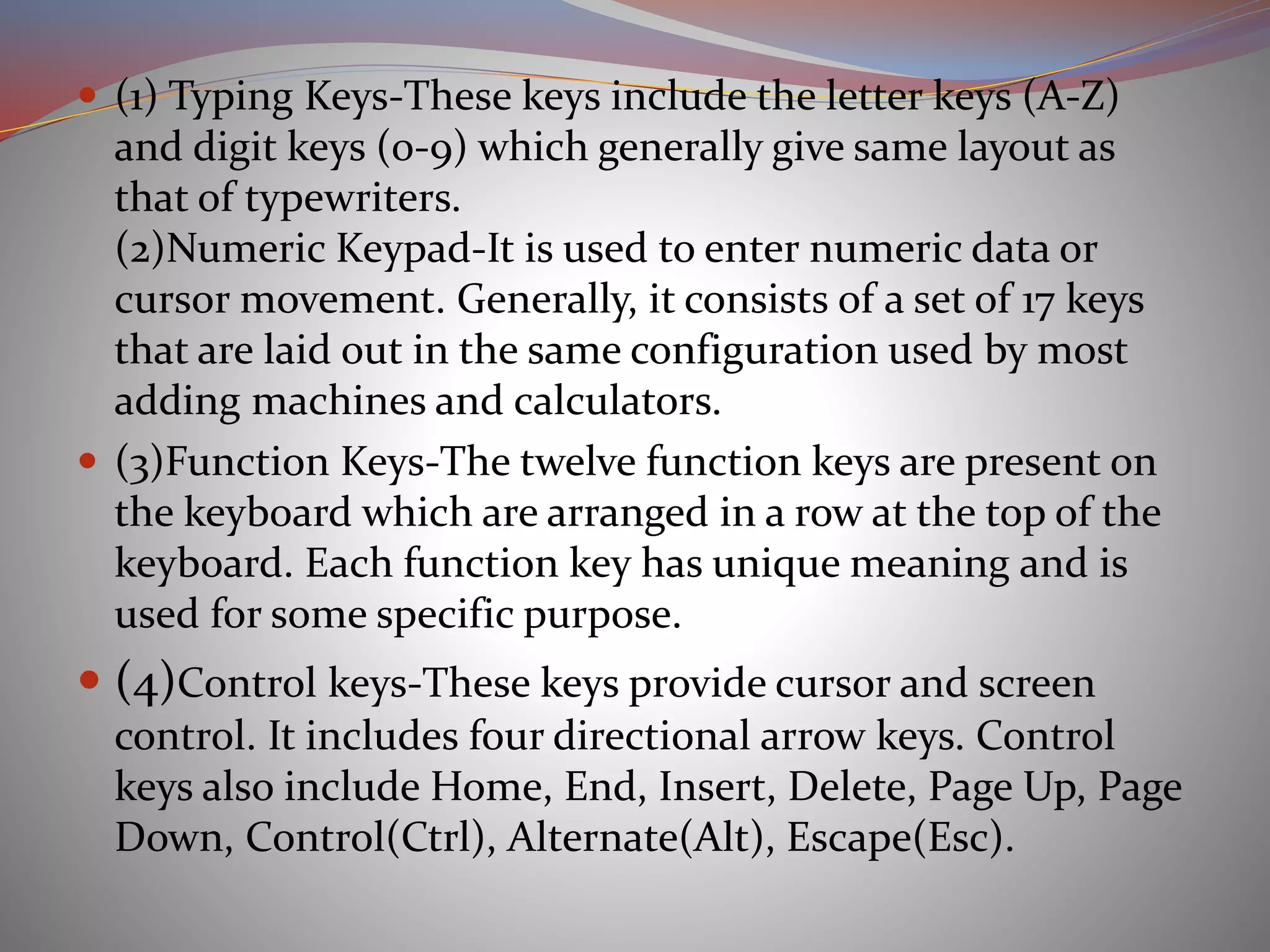 Input and output devices | PPTX