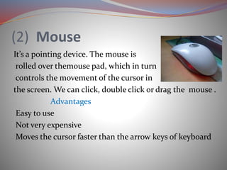 Input and output devices | PPT