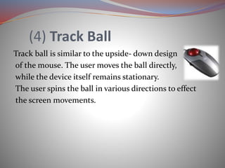 Input and output devices | PPT