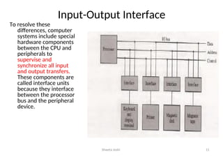 COMPUTER ORGANIZATION-Input-Output Organization | PPT