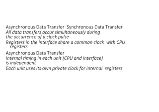 COMPUTER ORGANIZATION-Input-Output Organization | PPT