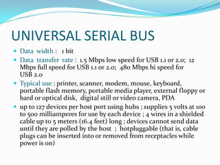 Input output ports and connectors | PPTX