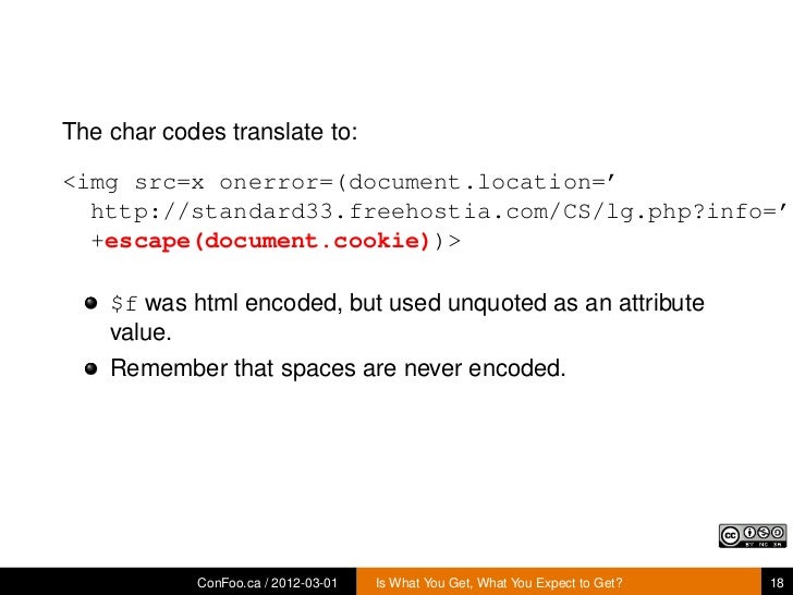 Input Sanitization 