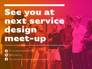 Storytelling in Service Design / Service Design Drinks Berlin | PDF