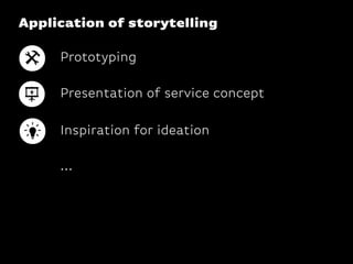 Storytelling in Service Design / Service Design Drinks Berlin | PDF
