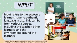 Input and interaction | PPTX | Education