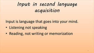 Input and interaction | PPTX | Education