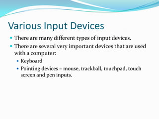 Input and output | PPT