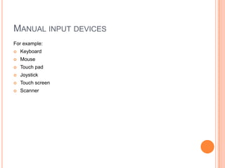 Input and output | PPTX