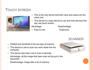 Input and output | PPTX