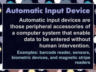 Input and Output | PPT