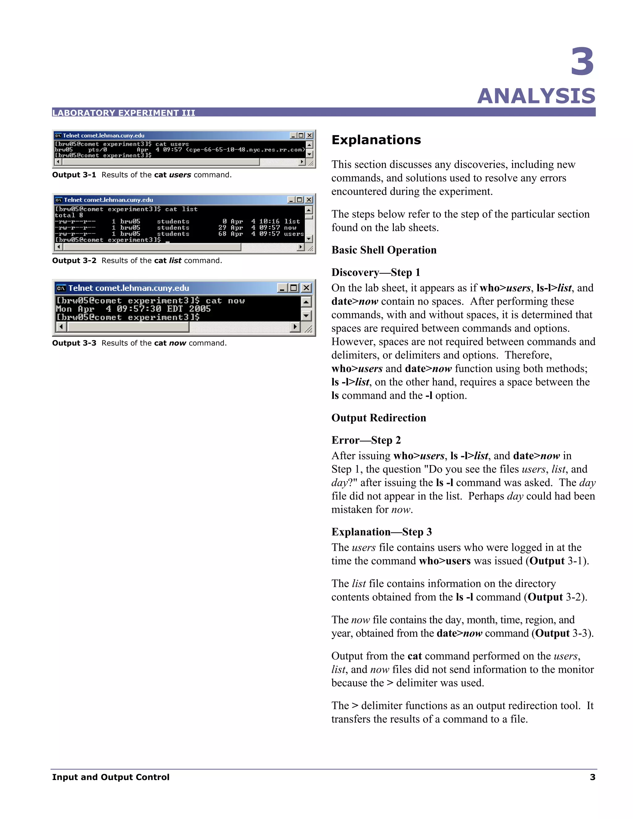Input And Output Control | PDF