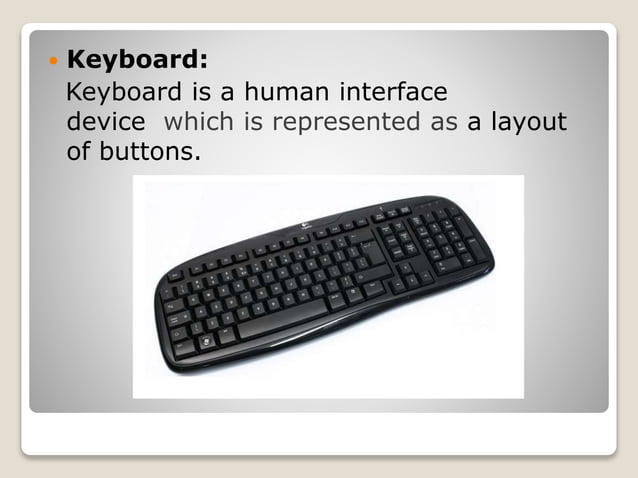 Input and output device | PPTX | Computer Peripherals | Computing