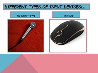 Input and output device | PPTX
