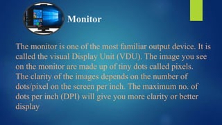 Input and output device | PPTX