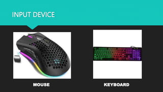 INPUT AND OUTPUT DEVICE.pptx