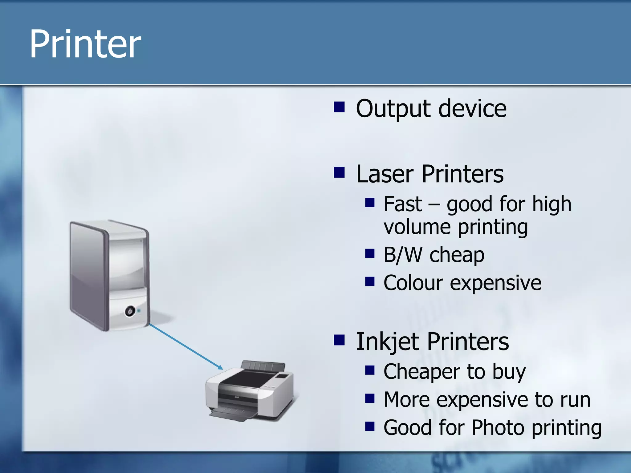 Input And Output Devices | PPT
