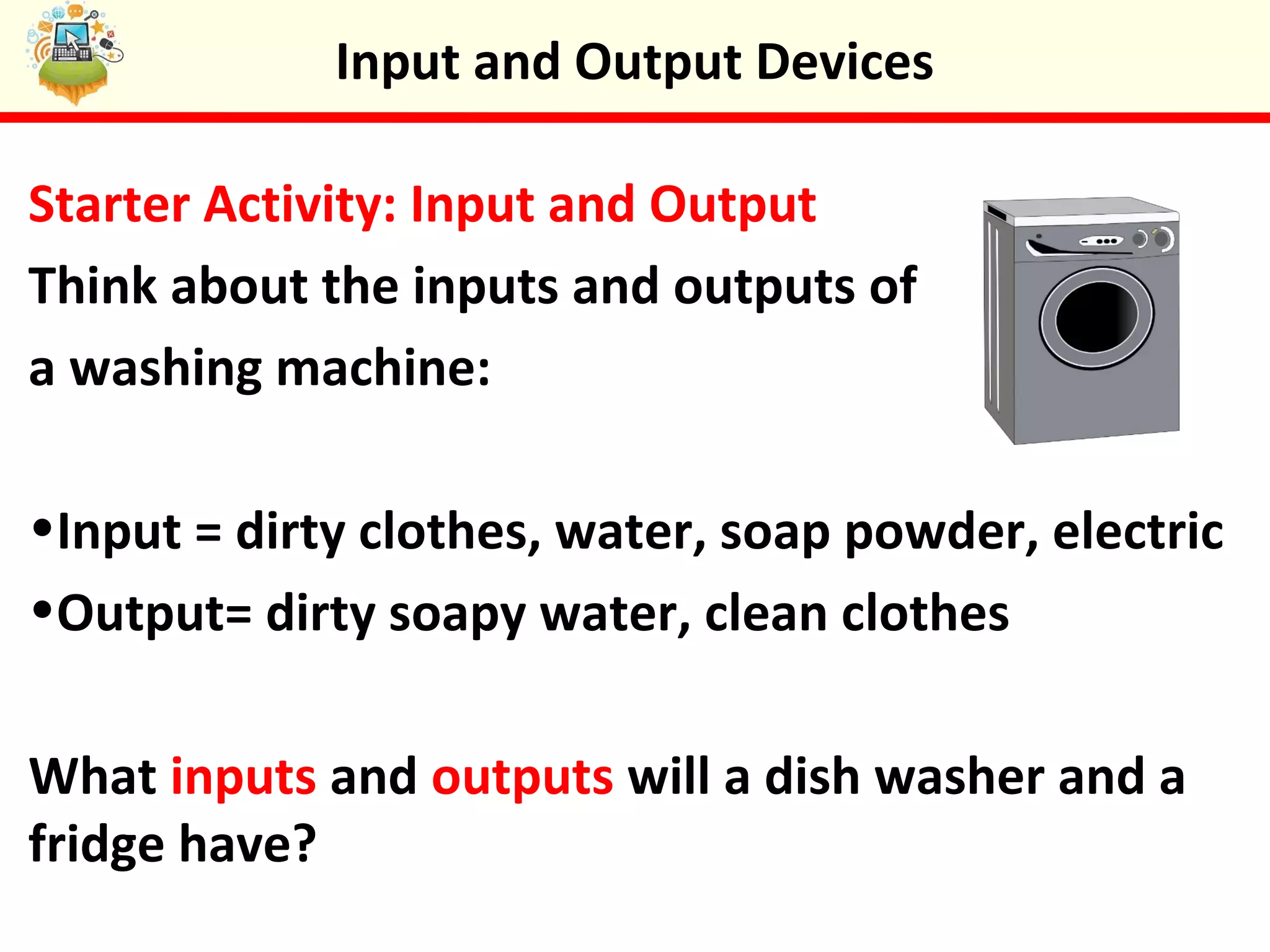 Input and Output Devices | PPT | Computer Peripherals | Computing