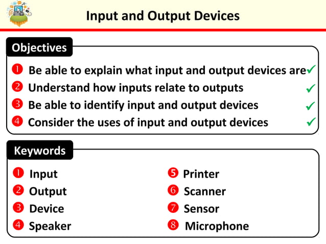 Input and Output Devices | PPT | Computer Peripherals | Computing