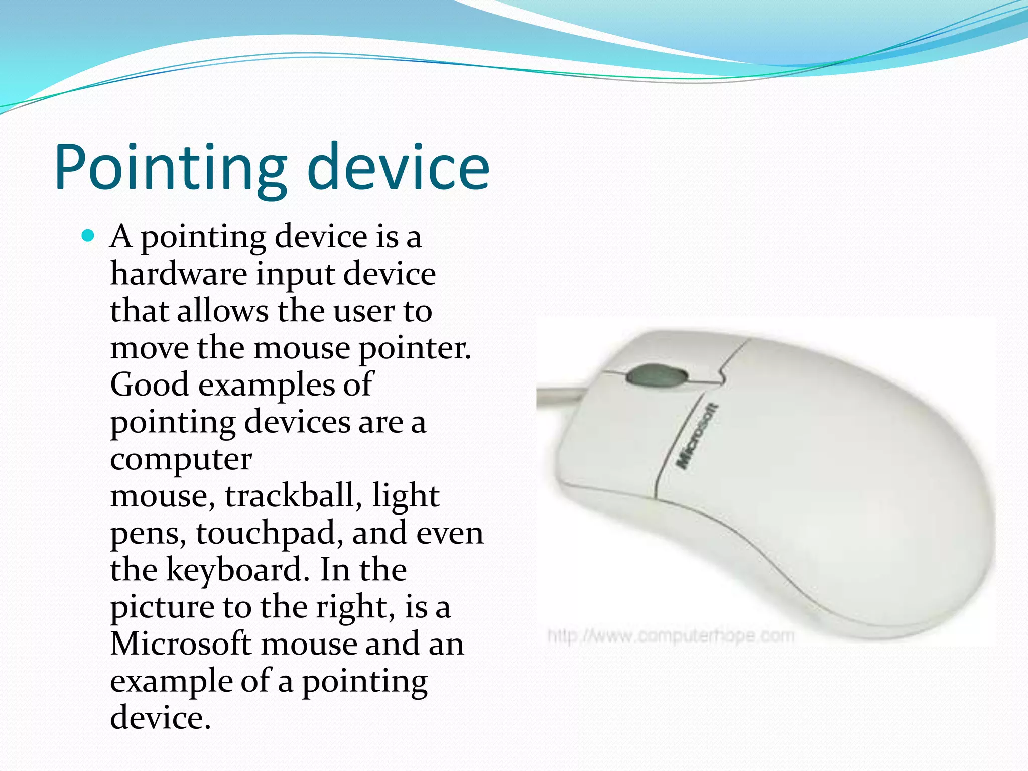 Input and output devices | PPTX