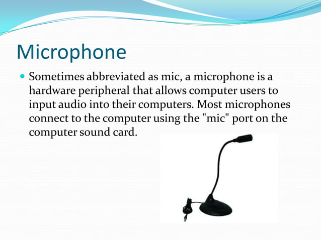 Input and output devices | PPTX