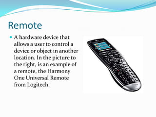 Input and output devices | PPTX