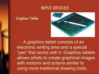 Input and output devices | PDF